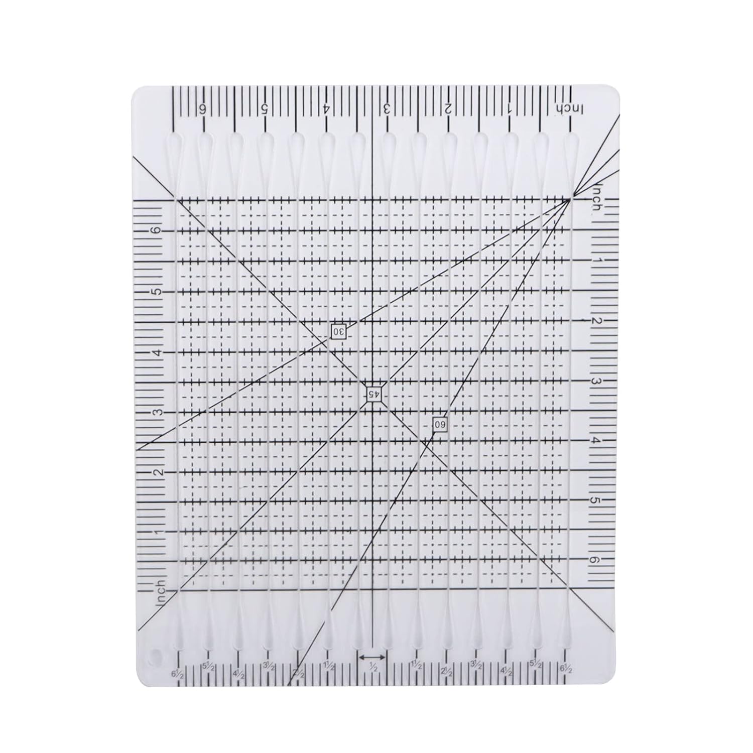 LGEGE Quilting Rulers and Templates for Cutting Fabric, Acrylic ...