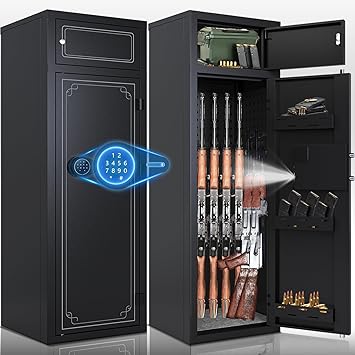 Amazon.com: 10-14 Gun Safe,Rifle Safe,Gun Safes for Home Rifle and ...
