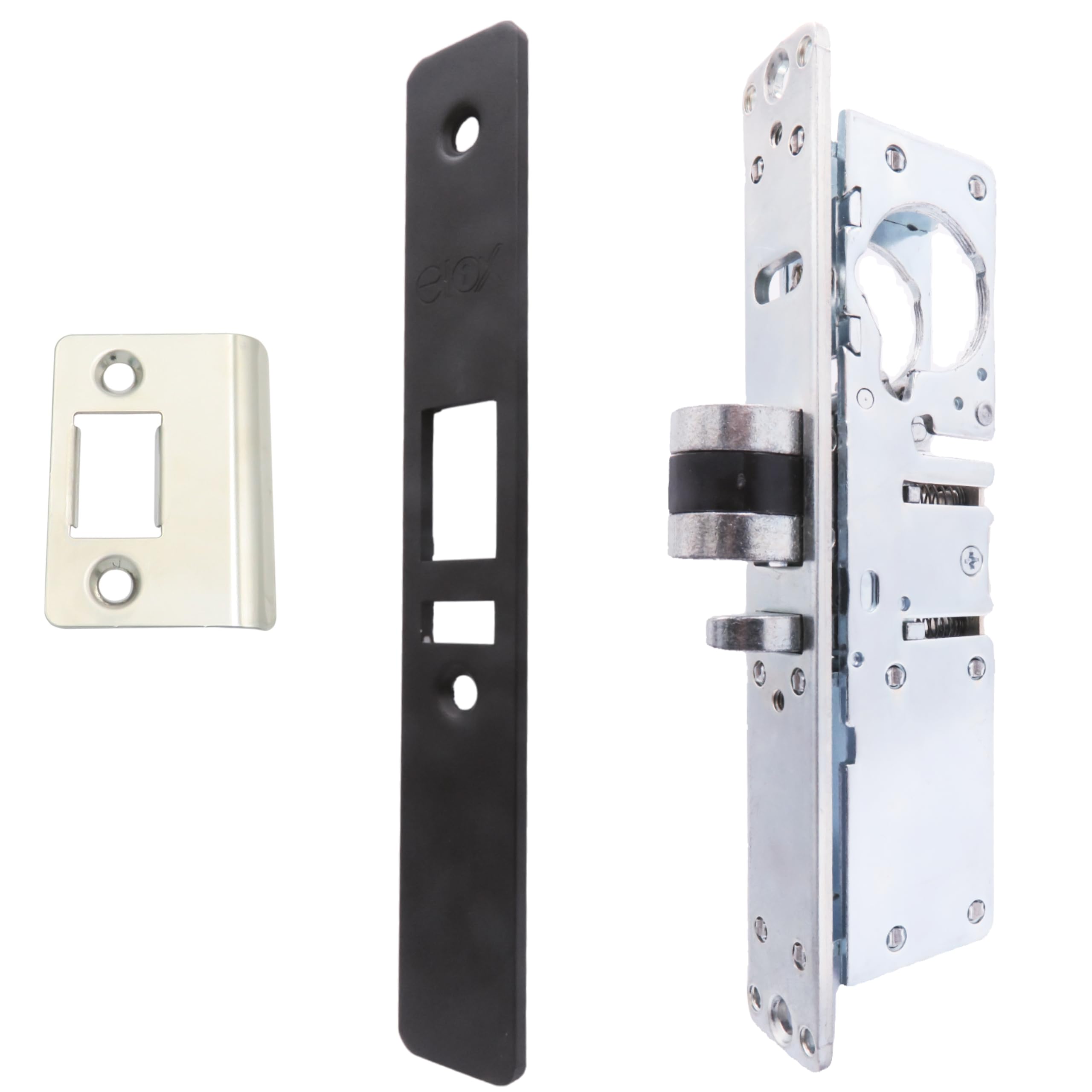 elox Narrow Stile Aluminum Door Mortise Deadlatch Lock, Handing ...