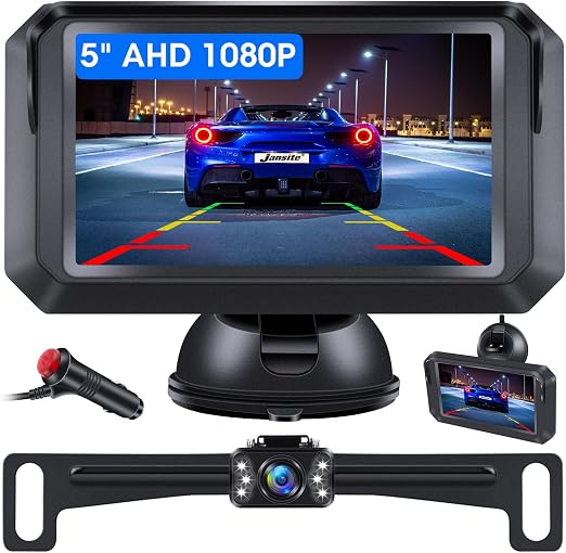Amazon.com: 【5" AHD 1080P】 Back Up Camera for Cars Back Up Camera ...