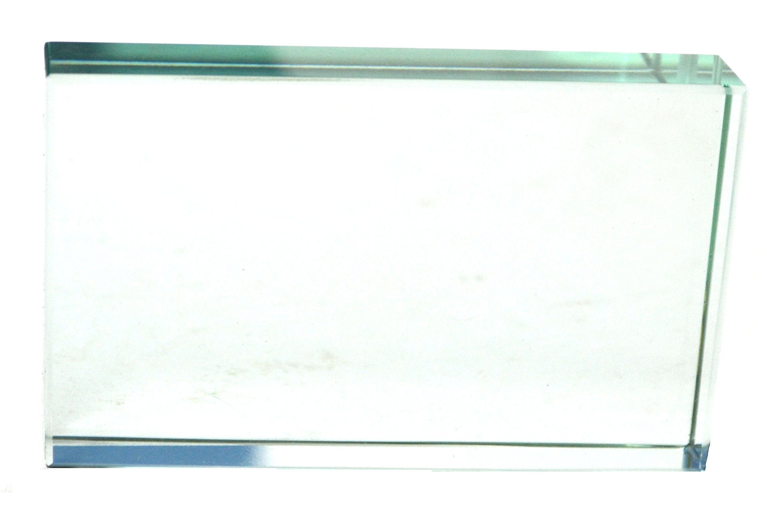 Eisco Labs Glass Rectangular Block; 100mm X 60mm X 18mm Size: Amazon ...