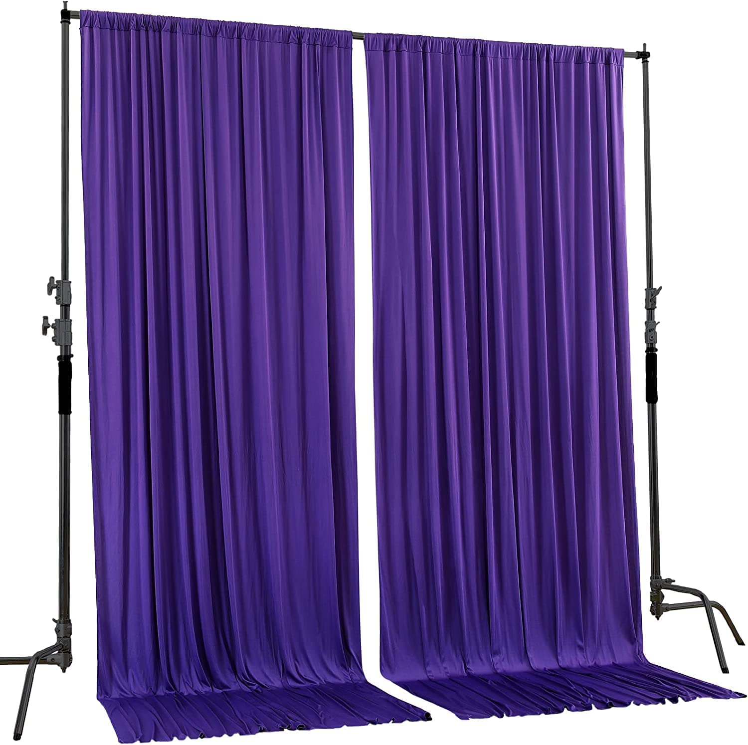 Boltove® Purple Wrinkle Free Decoration Backdrop Curtain Drapes Purple ...