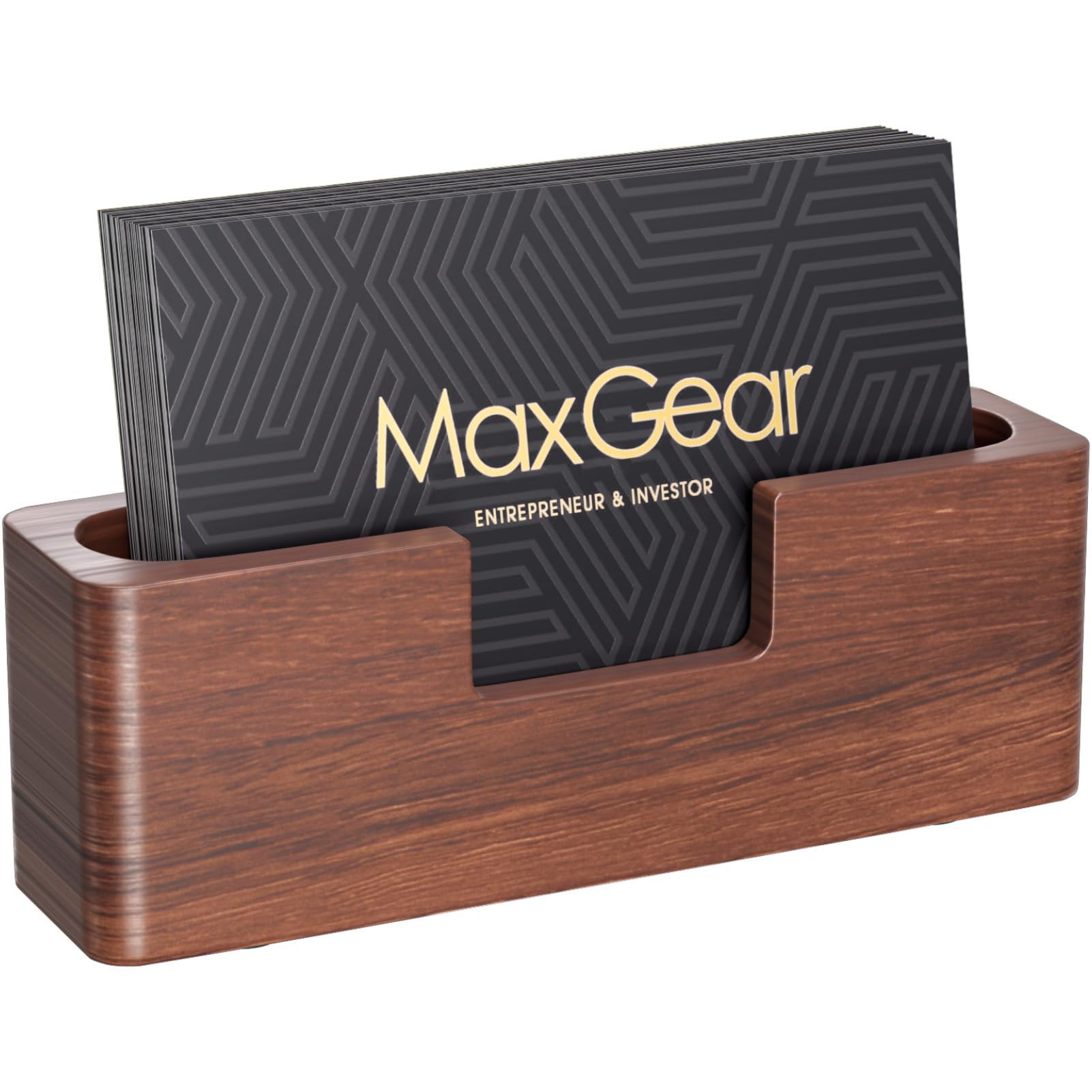 Snapklik.com : Walnut Business Card Holder, Wood Business Card Holders ...