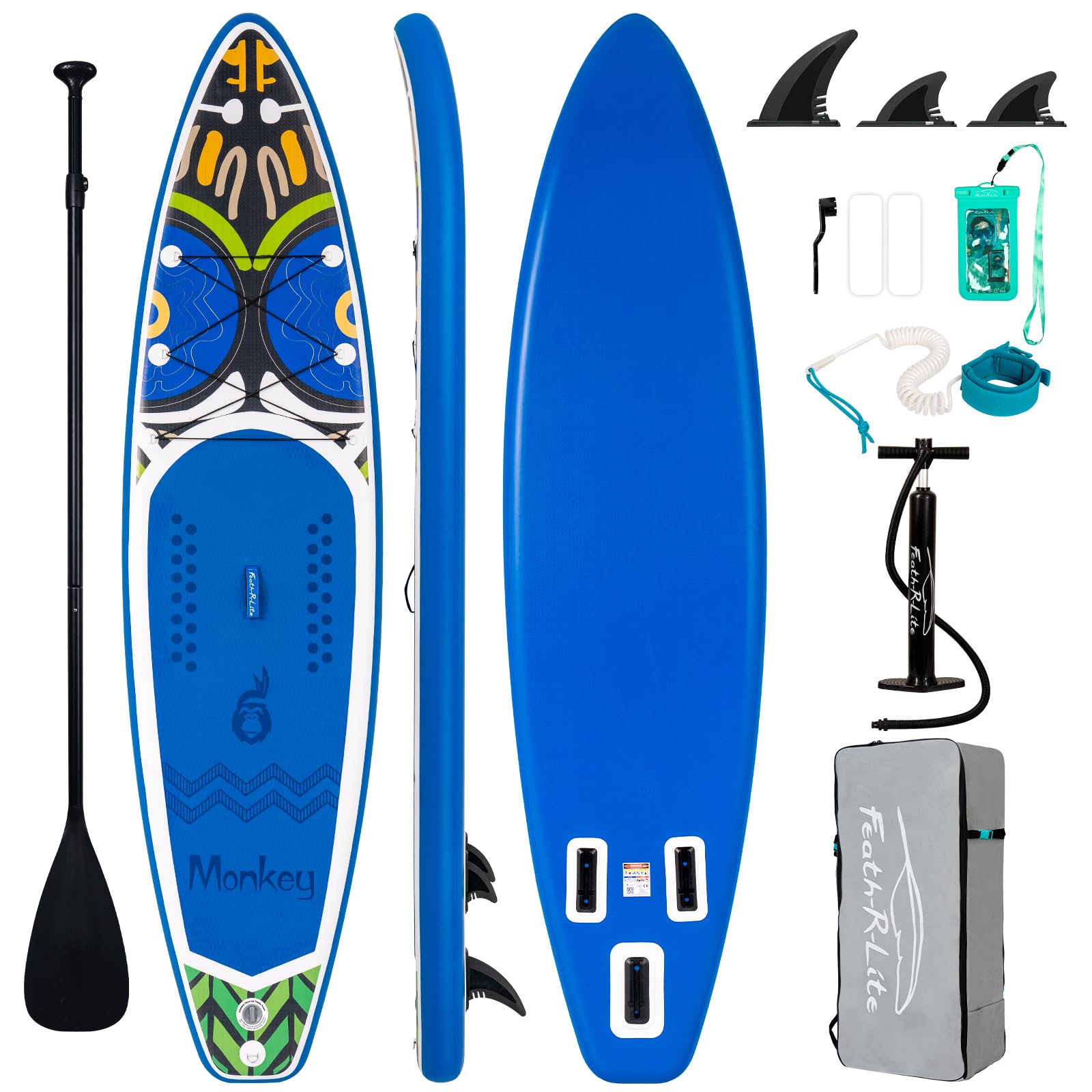 FunWater Stand up Paddle Board Inflatable Non-Slip SUP Paddle Board ...