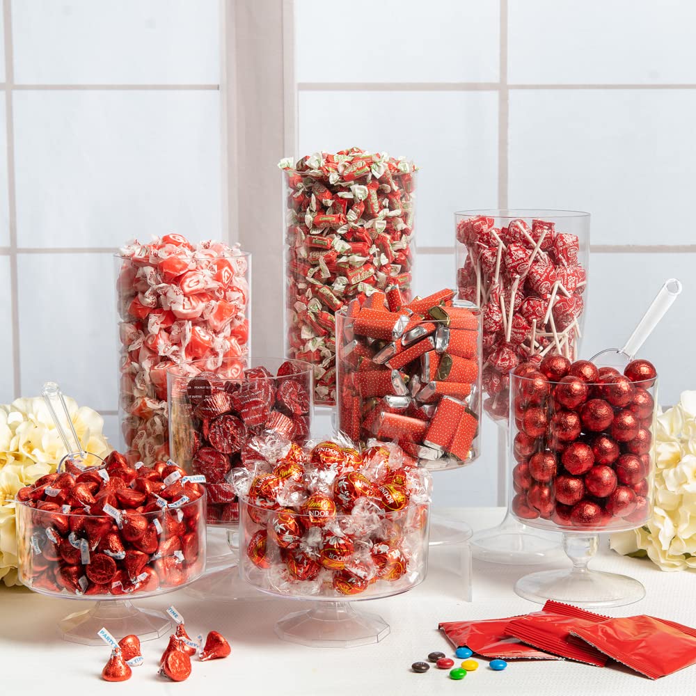 Red Wedding Candy Buffet