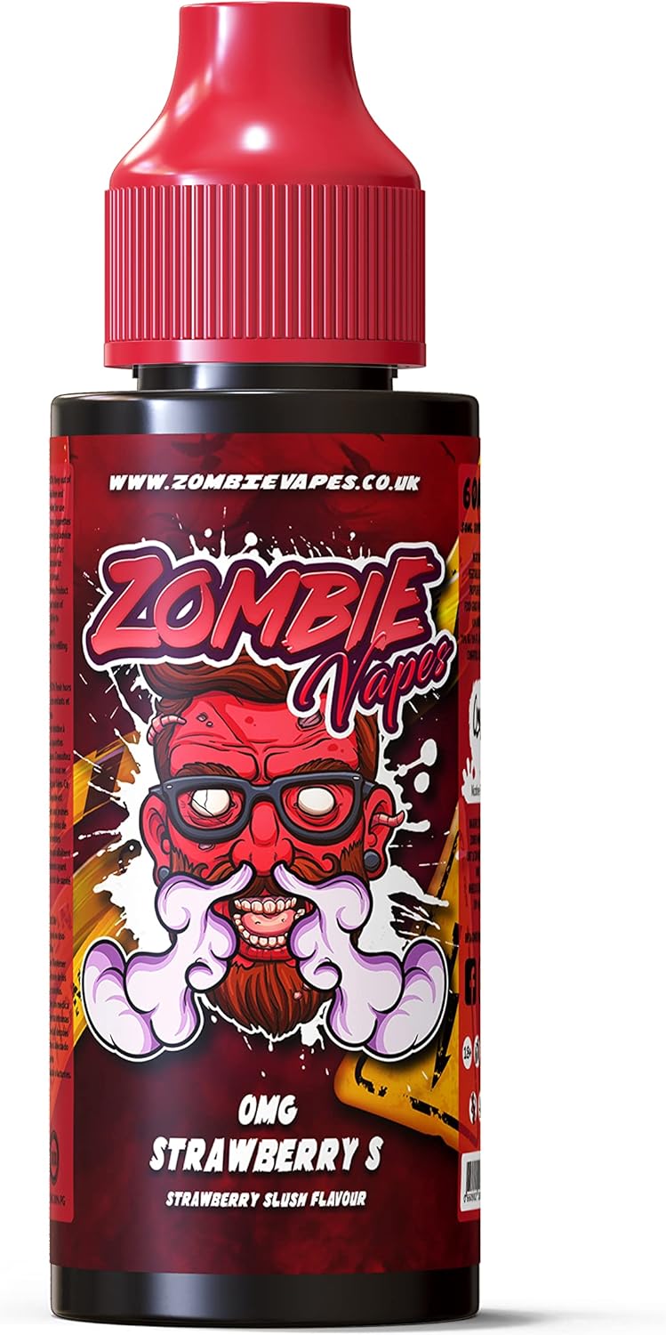 Strawberry Slu vape liquid 50ml by Zombie Vapes | 70/30 | Strawberry ...