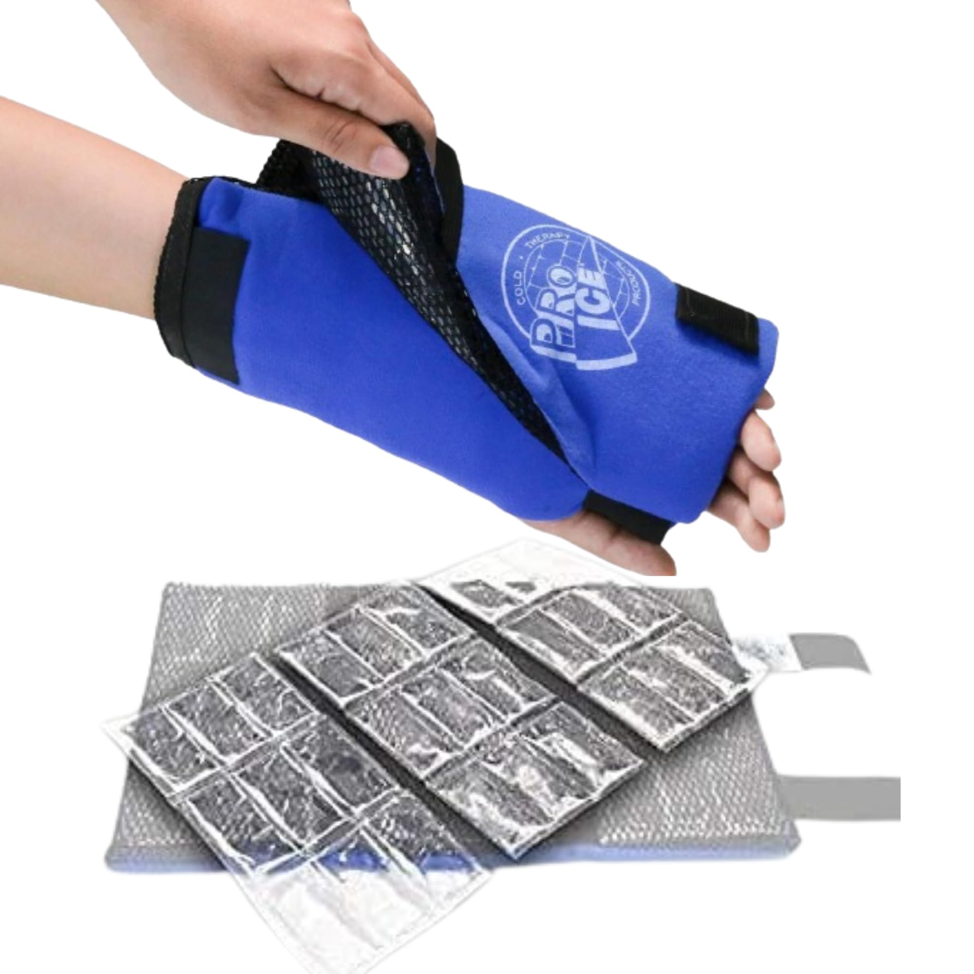 Amazon.com: Pro Ice Hand & Wrist Cold Therapy Ice Wrap + Ice Insert Set ...