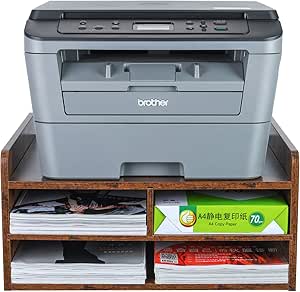 Amazon.com : PAG 3 Tier Desktop Printer Stand with Storage, Paper ...