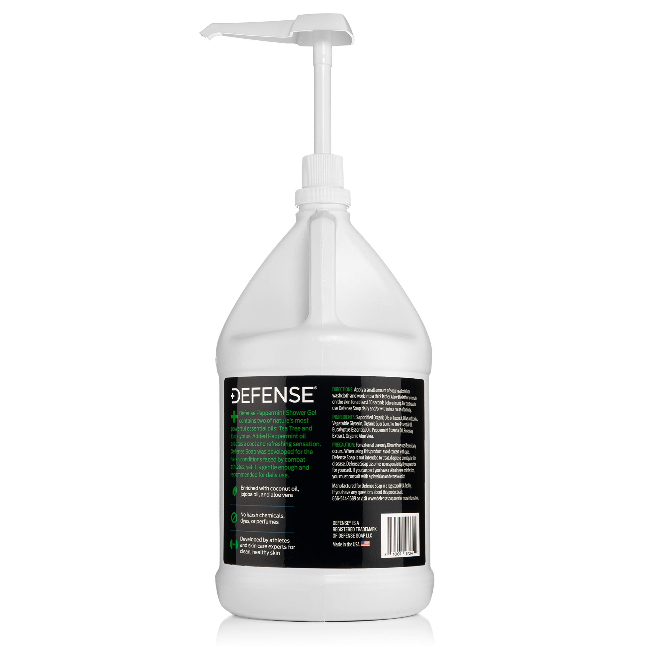 Snapklik.com : Defense Soap Peppermint Body Wash Shower Gel 1 Gallon