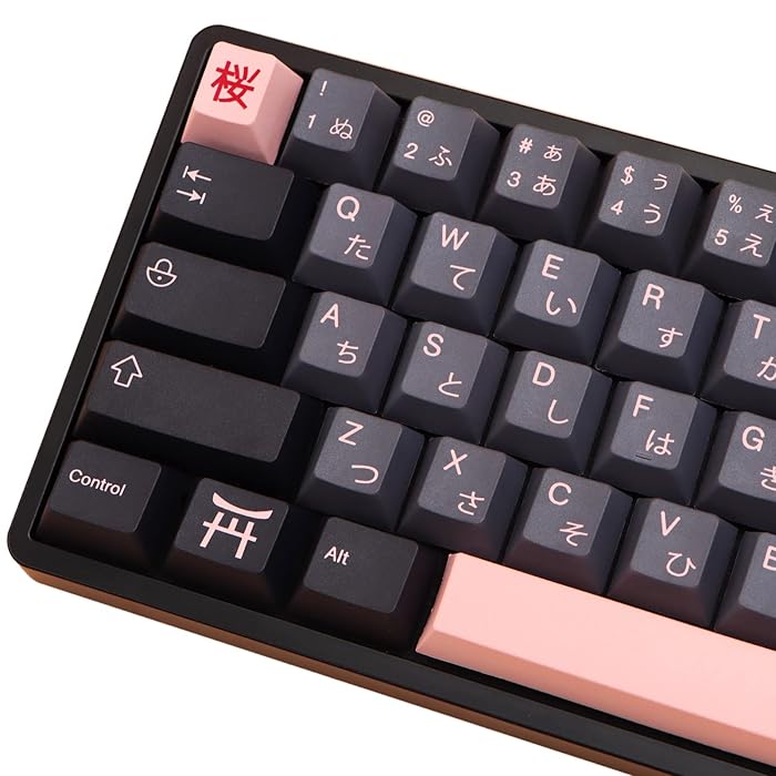 Buy MOLGRIA Keycaps 136 Set Night Sakura for Full Sized Keyboard ...