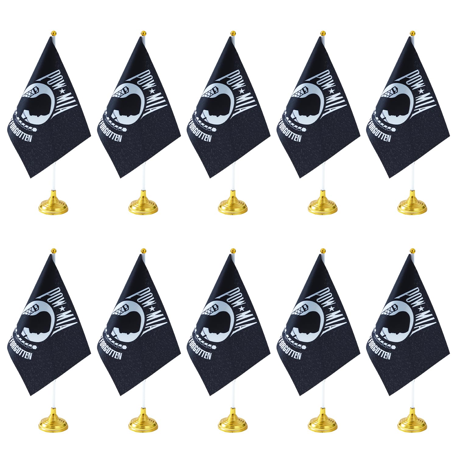 Snapklik.com : WXTWK 12 Pack American USA POW MIA Desk Flag Small Mini ...