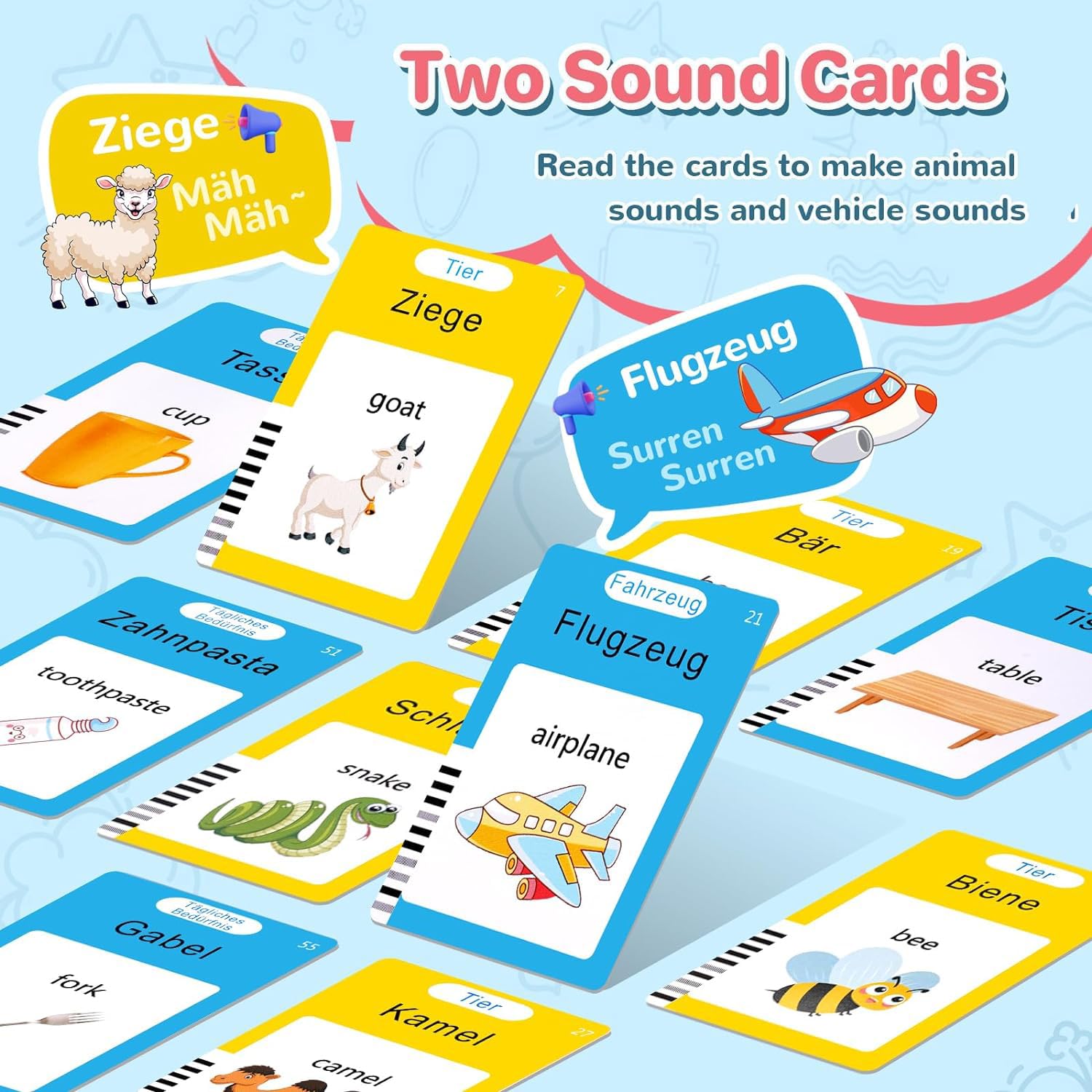 Snapklik.com : German & English Talking Flash Cards For Toddler ...