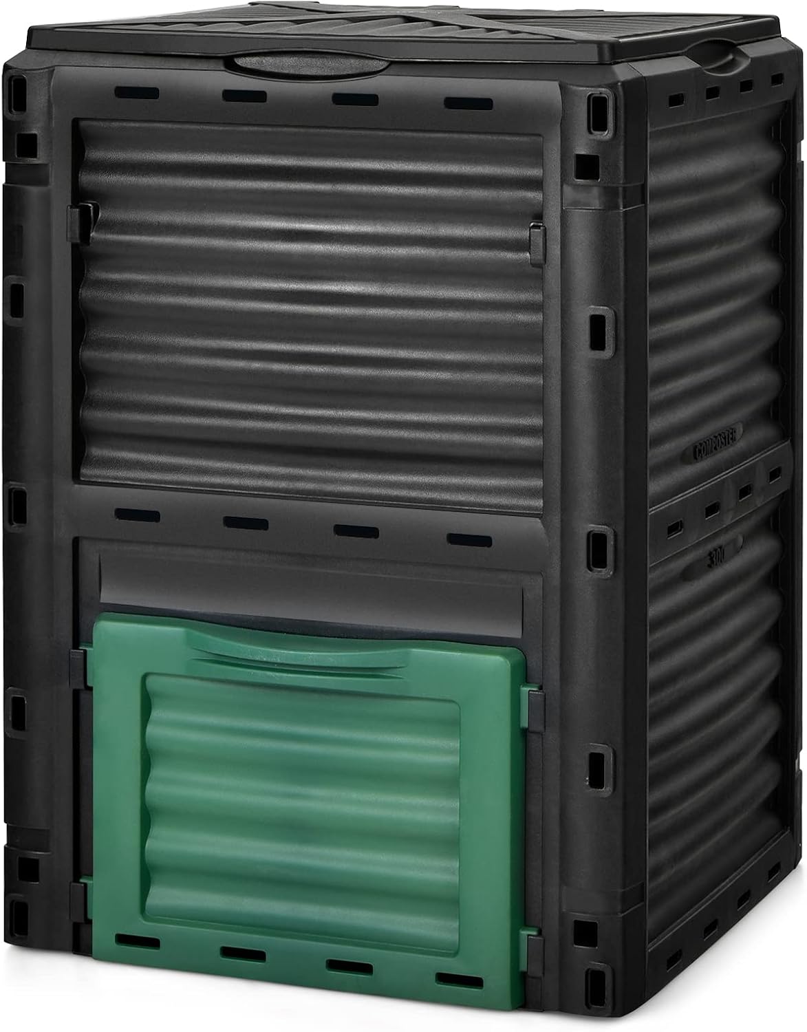 IRONMAX Garden Compost Bin, Outdoor 80 Gallon (300L) Composter, BPA ...