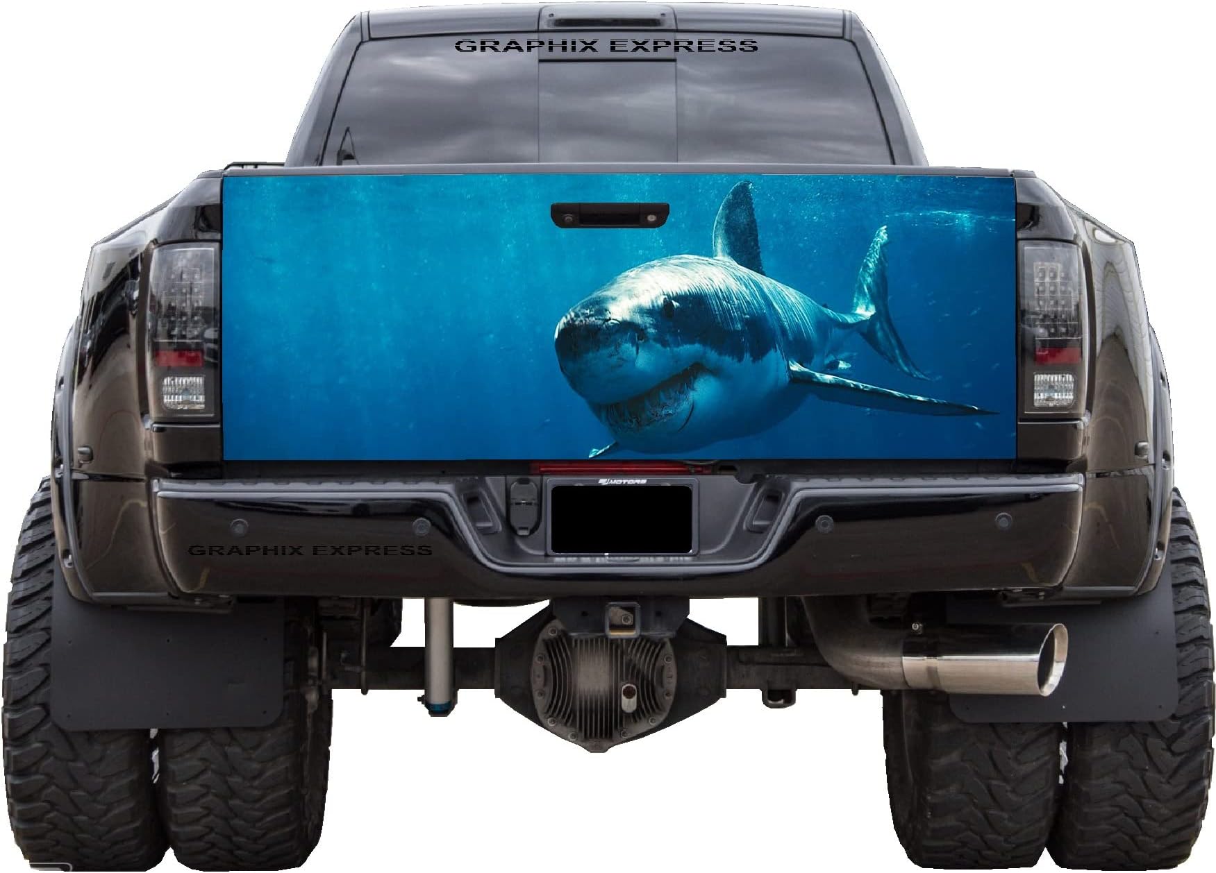 Amazon.com: GRAPHIX EXPRESS Truck Tailgate Wrap for Pickup Trucks (T151 ...