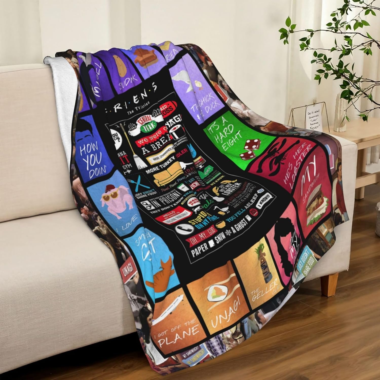 Amazon.com: Friends Blanket Funny Friends Birthday Gifts Friendship ...