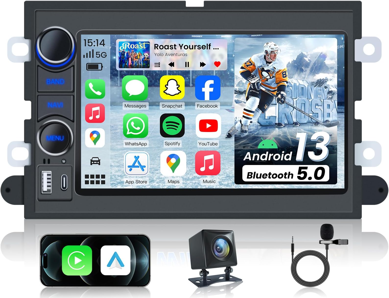 Amazon.com: 4Core+64G ROM 5G WiFi Upgrade Car Radio for Ford F150 F250 ...