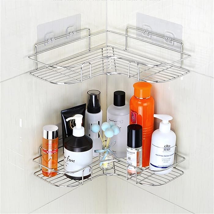 Buy SLEEC 2 Pack Stainless Steel Shower Organiser, Shower Self ...