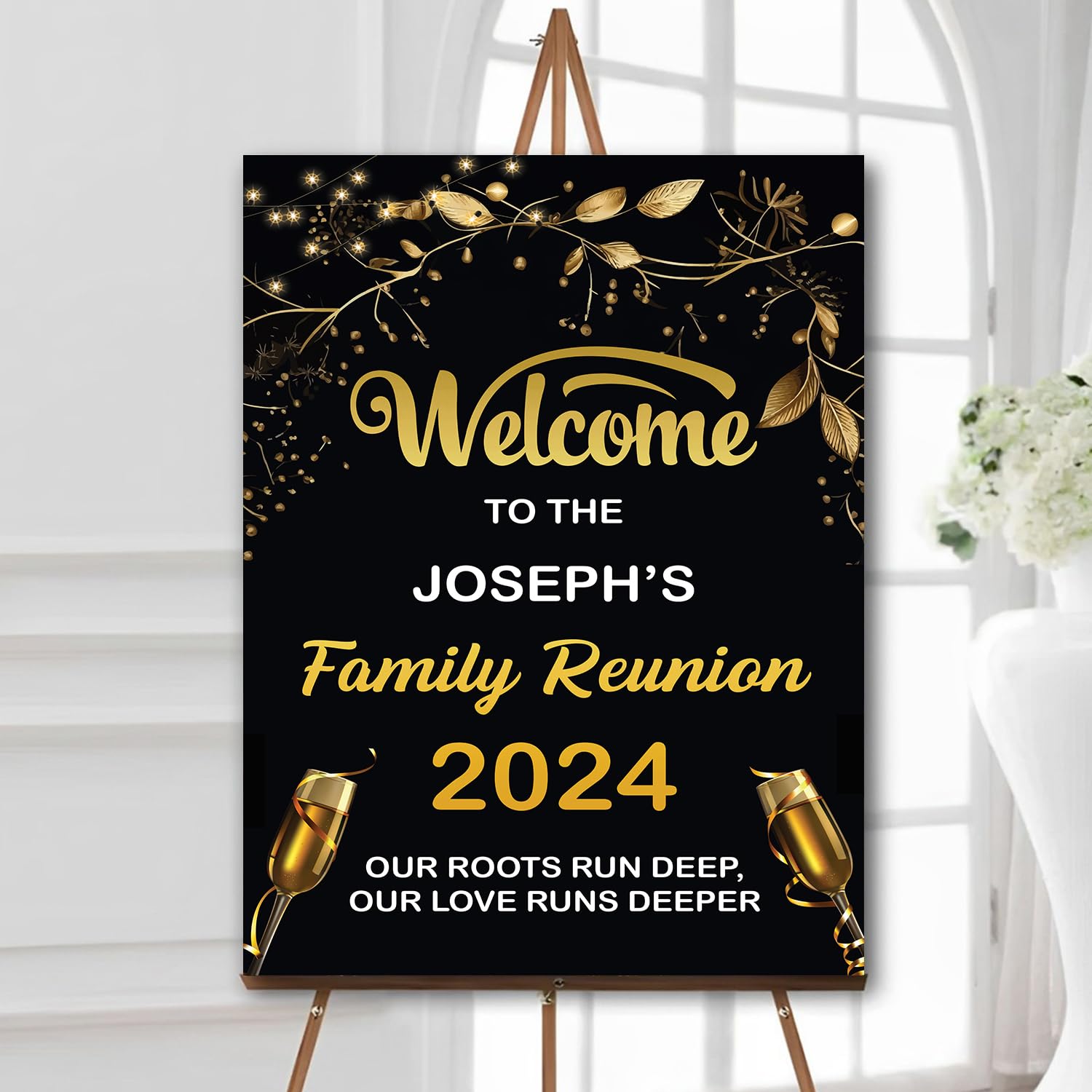 Amazon.com : Personalized Family Reunion Welcome Sign, Family Reunion ...
