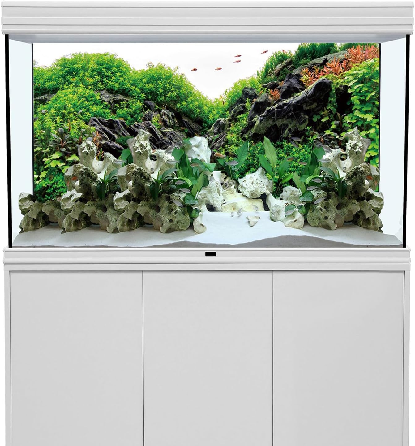 Amazon.com : AWERT 48x24 inches Stone Aquarium Background Aquatic Plant ...
