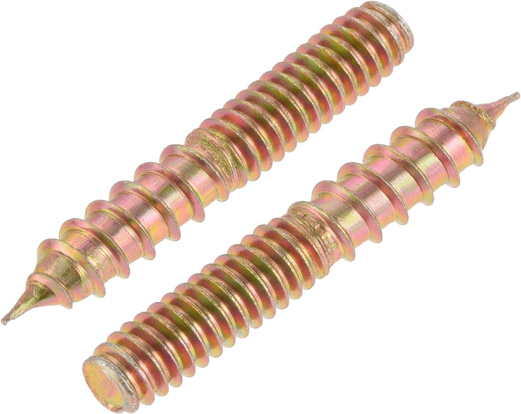 Amazon.com: POWERTEC QHB1002 Hanger Bolts 1/4-20 x 1-1/2 Inch, 50 Pack ...