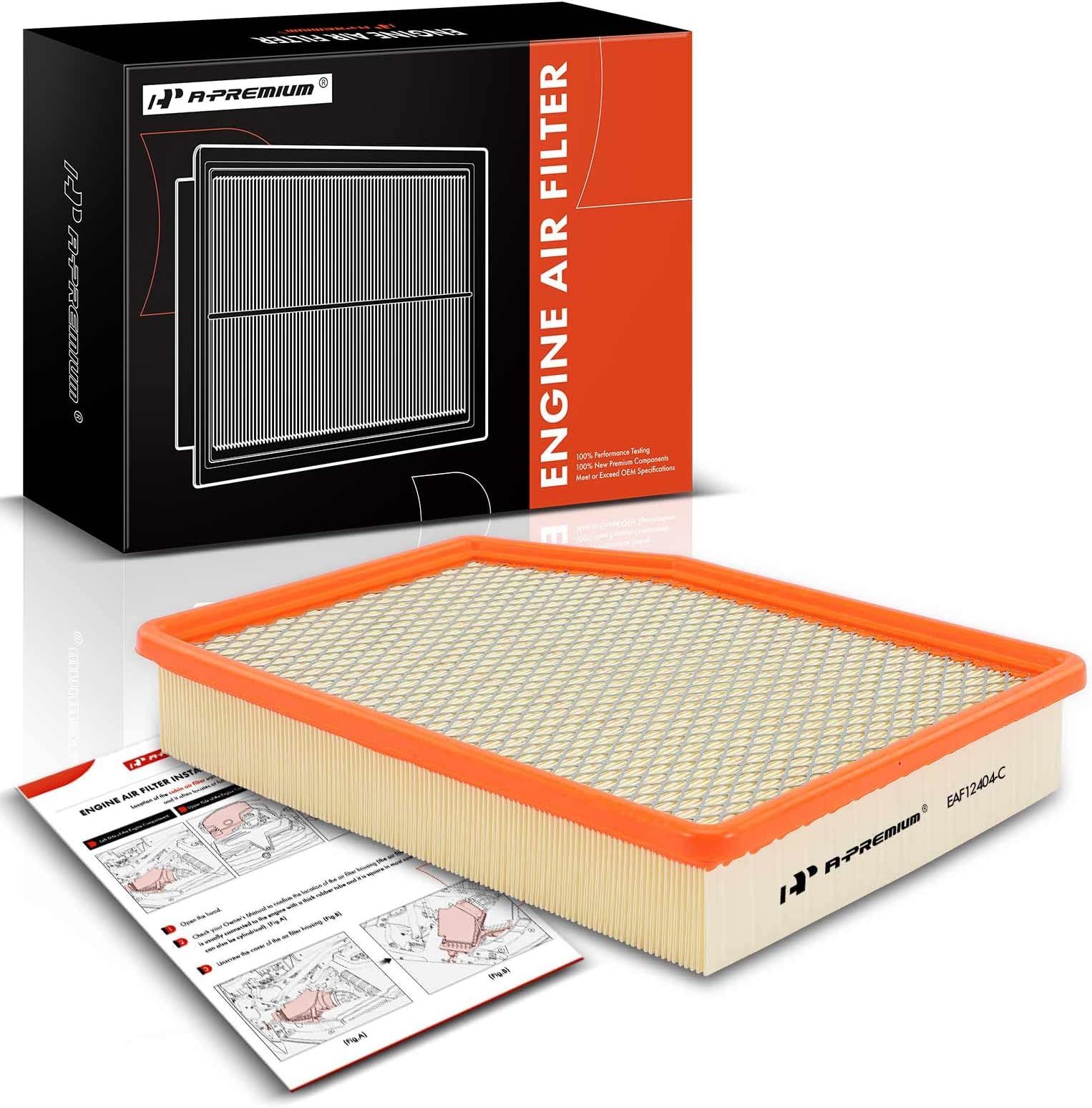 Amazon.com: FRAM Extra Guard CA12404 Replacement Engine Air Filter for ...