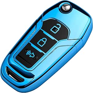 Amazon.com: Tukellen for Ford Key Fob Cover Soft TPU Full Protection ...