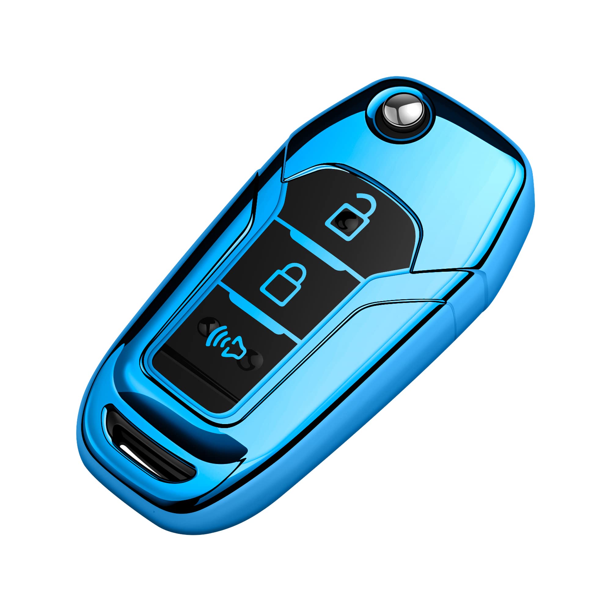 Amazon.com: Tukellen for Ford Key Fob Cover Soft TPU Full Protection ...