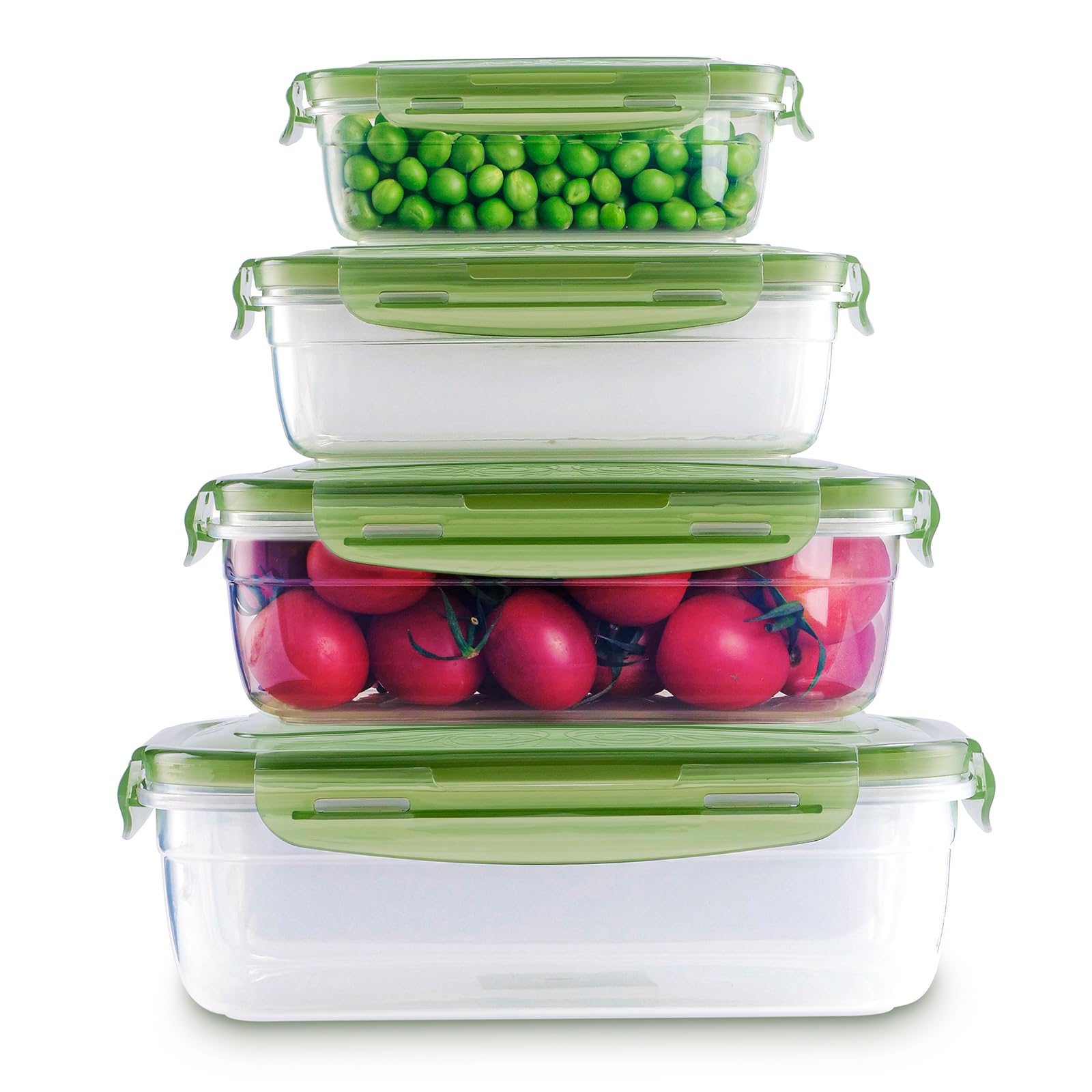 Amazon.com: Today's Present 8 Pcs Food Storage Container Set with Lids ...