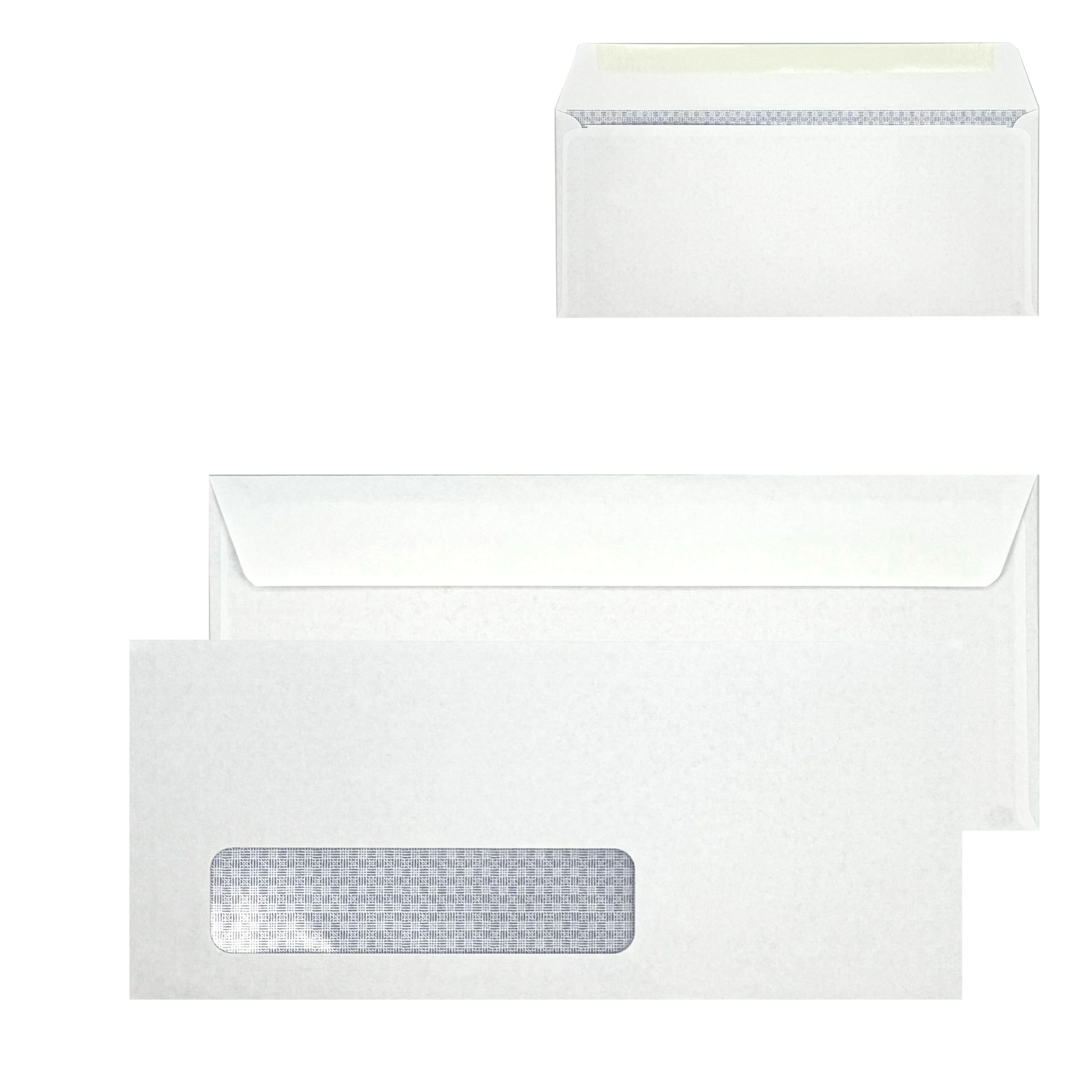 Amazon.com : 500 Dronka Envelope #9 Business Envelopes with Left Window ...