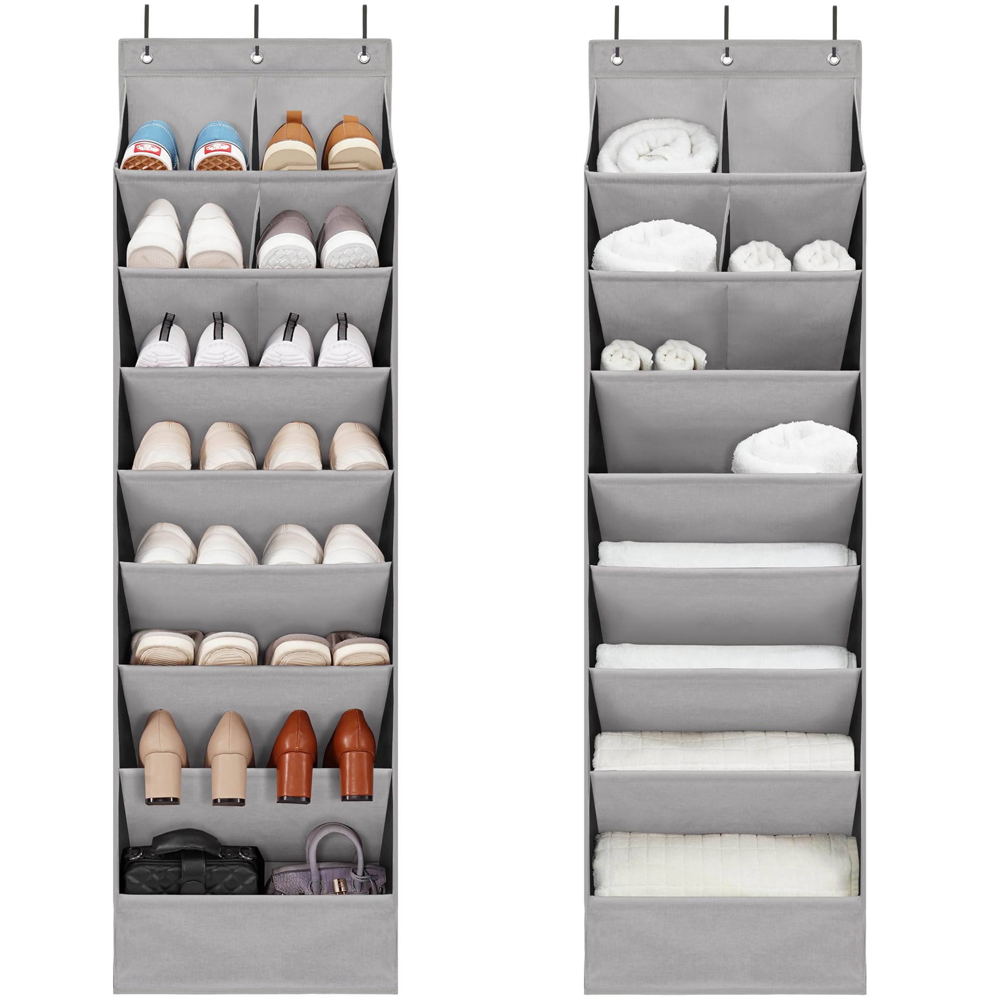 Amazon.com: STORAGEIDEAS 2 Pack Shoe Organizer with 6 Extra Large ...