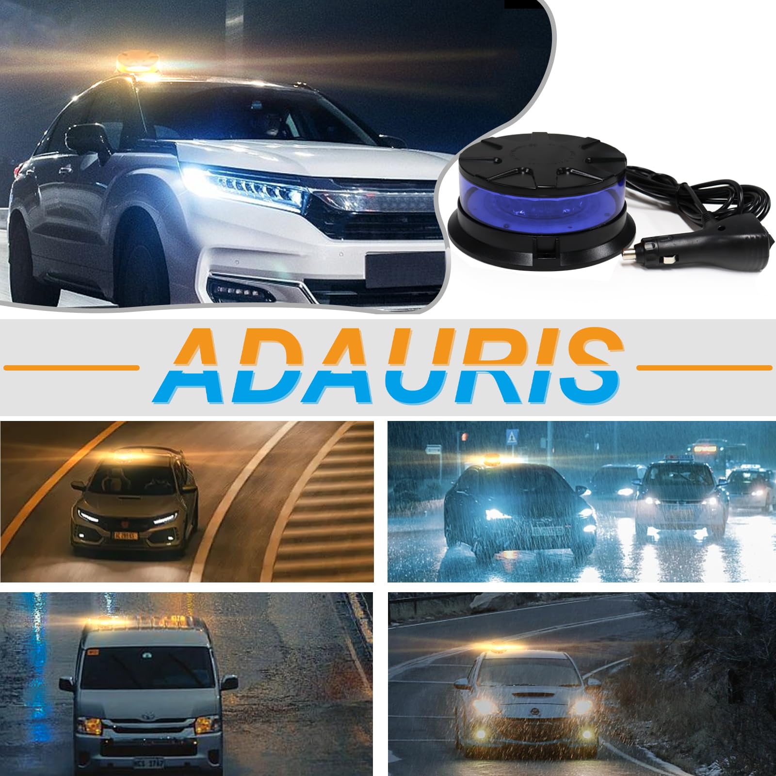 Rotating Emergency Lights For Cars LED Car Indicator Flash Emergency