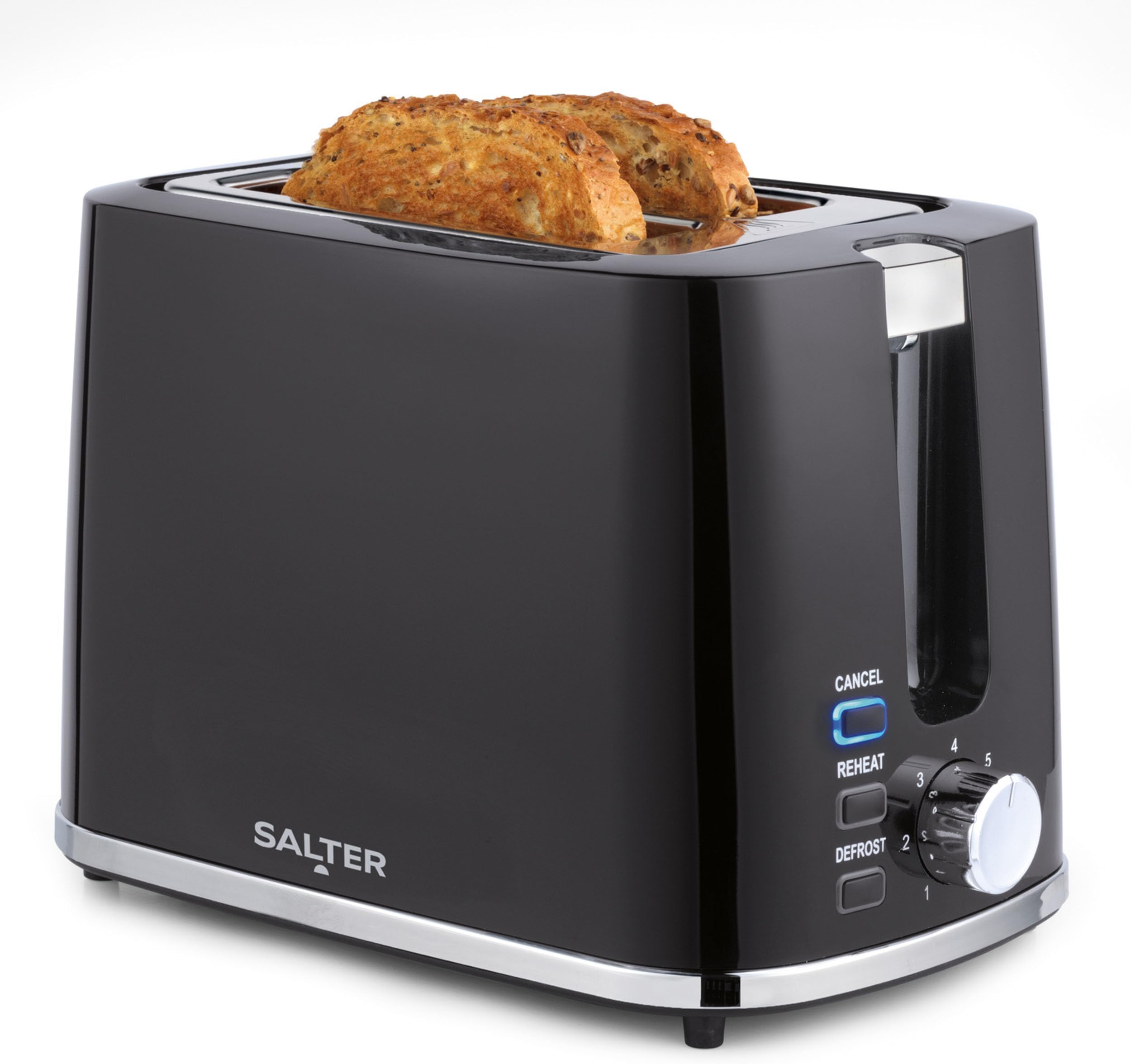 Salter EK5832BLK Deco 2-Slice Toaster – Wide Slots, Extra Thick Bread ...