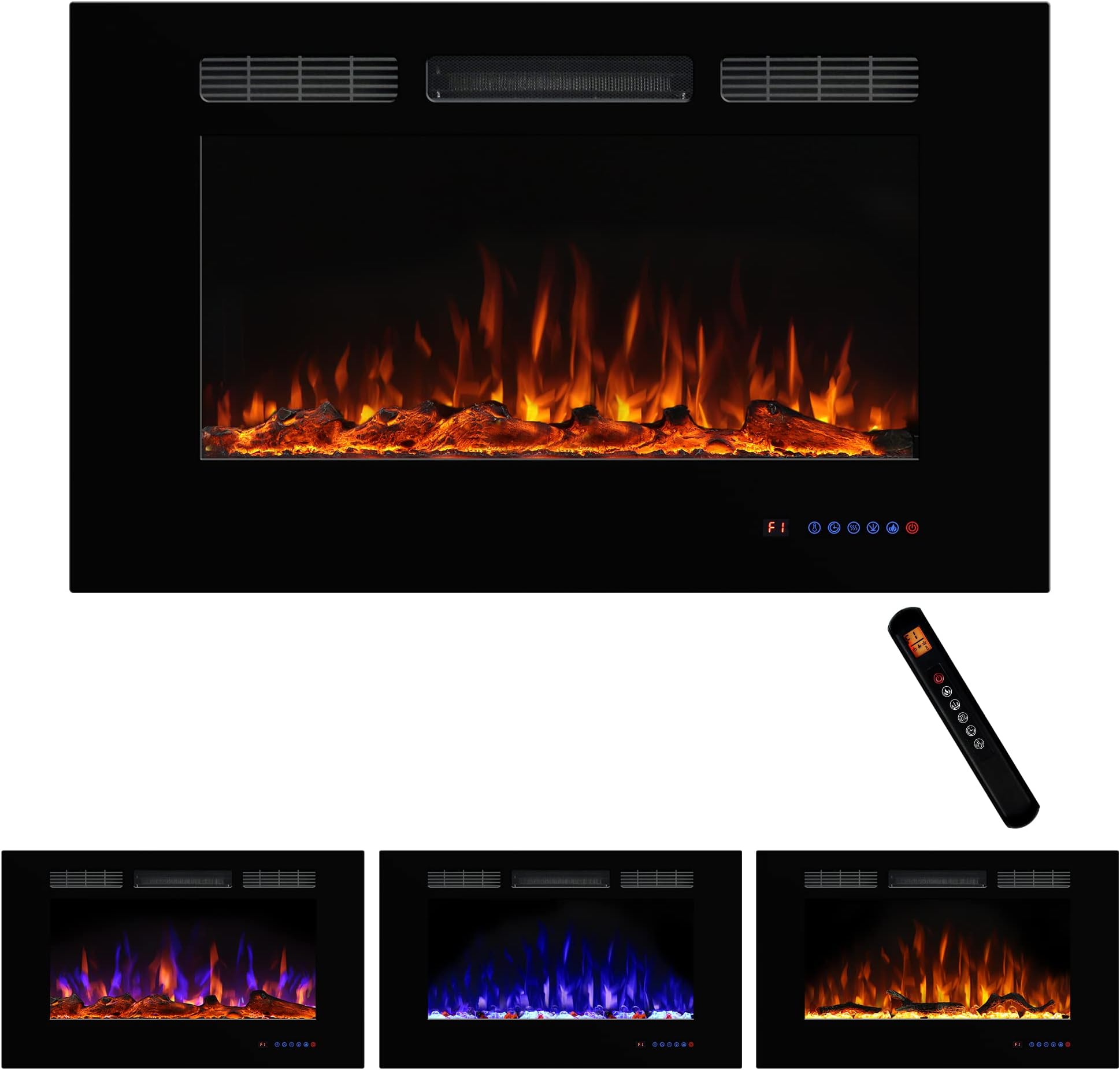 Amazon.com: Dimplex 50 Inch Slim Built-in Linear Electric Fireplace ...