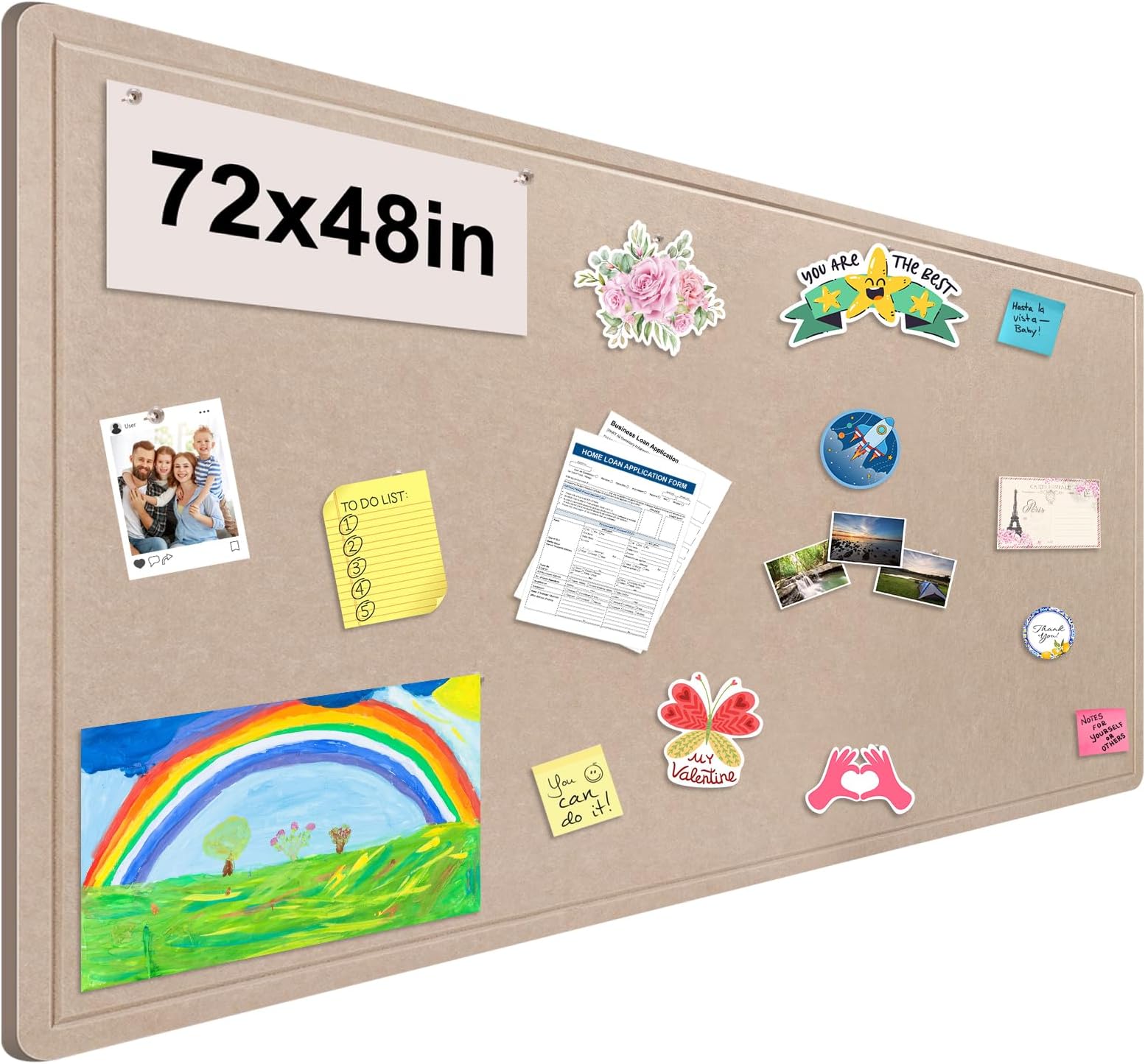 Amazon.com : Quartet B347A Bulletin Board, Foam, 6-Ft x4-Ft, Aluminum ...