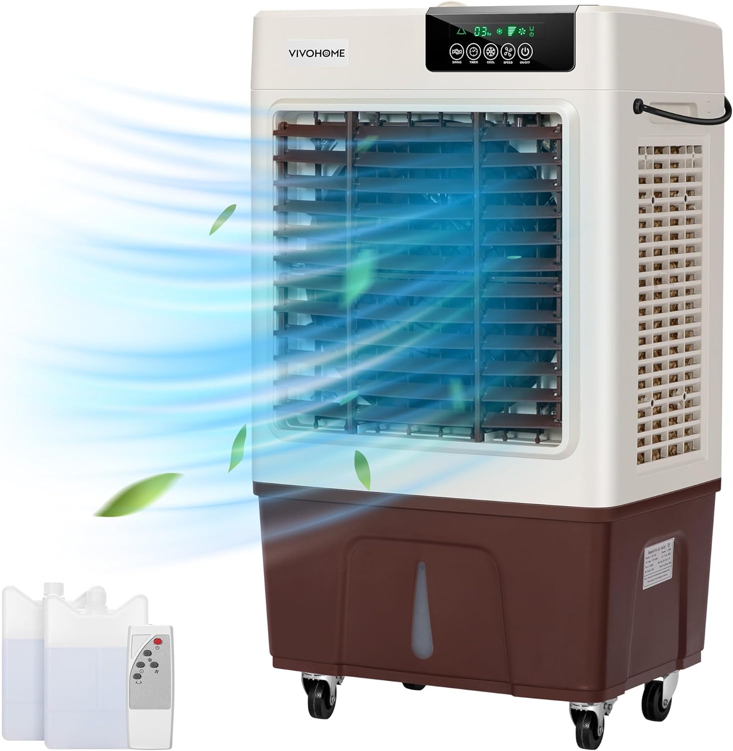 Amazon.com: VIVOHOME Evaporative Air Cooler 2400CFM 120W Air Cooling ...