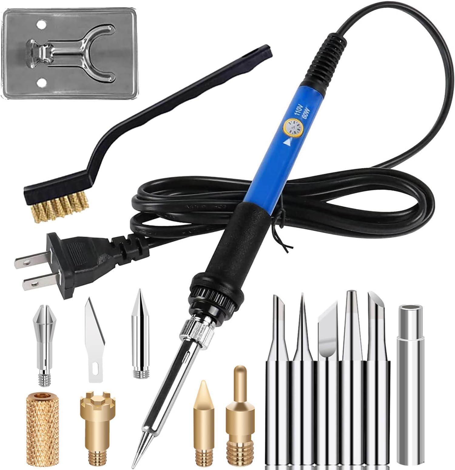 Wood Burning Kit Professional Pyrography Pen Tool Set Adjustable ...