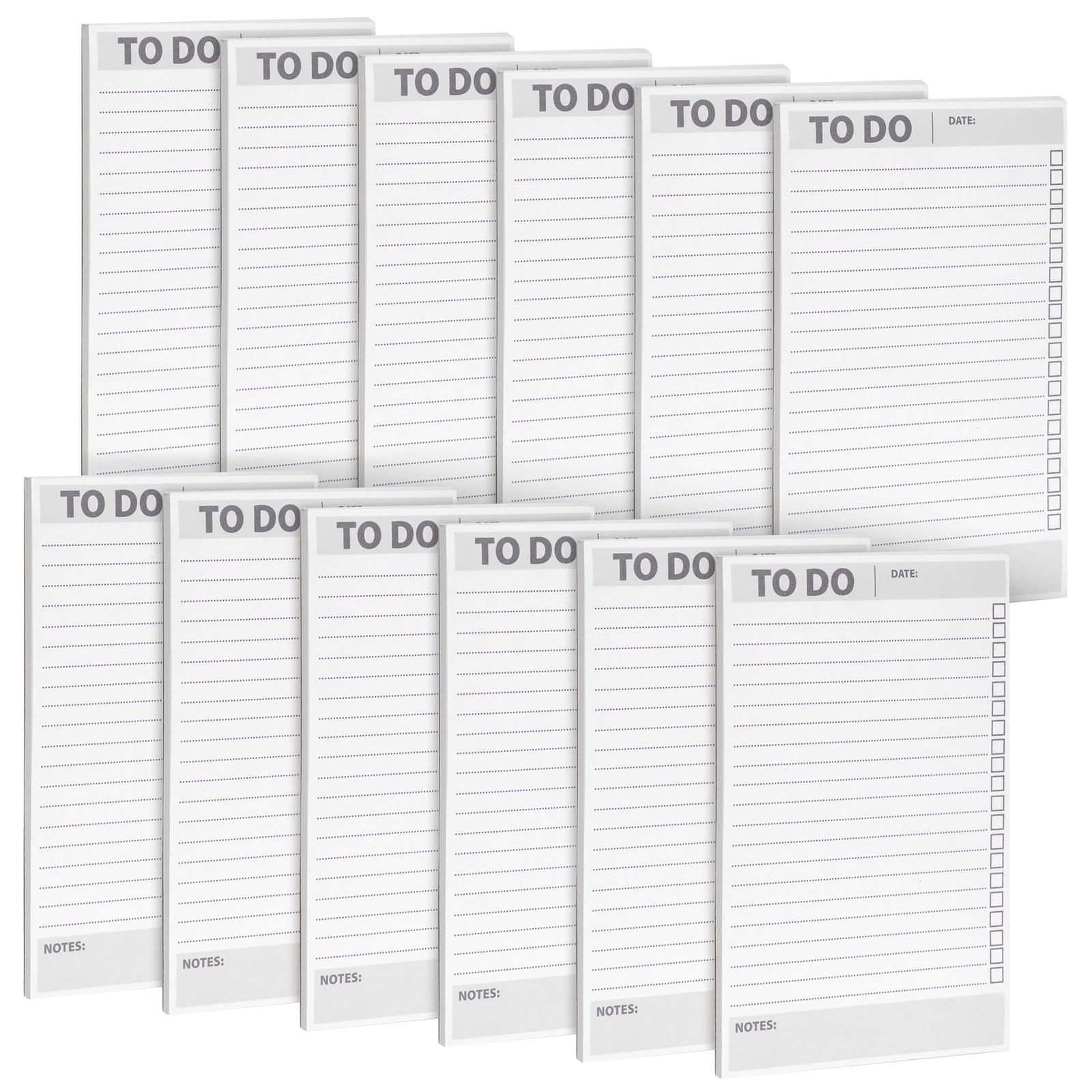 Amazon.com : Paper Junkie 12 Pack To Do List Notepads, Daily Reminder ...