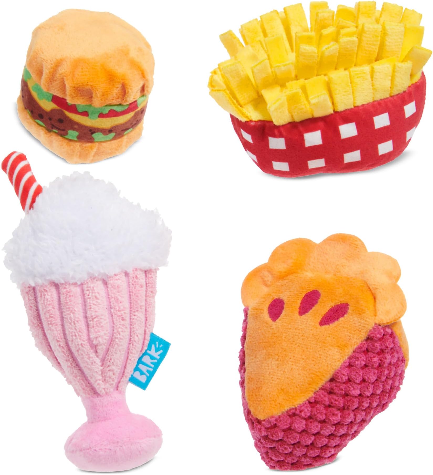 Amazon.com: BARK Bao & BAB Plush Toy |Multi-Part Fun for X-Small Dogs ...