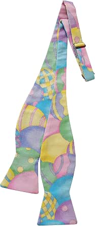 Holiday Bow Ties Mens Self-tie Pastel Easter Egg Bow Tie Holiday ...