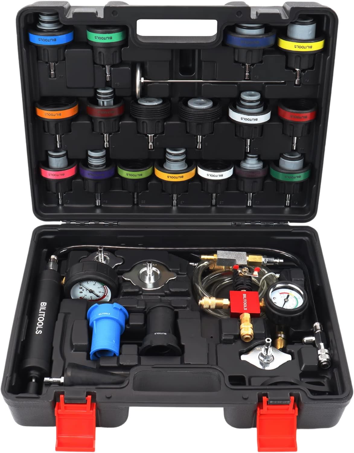 Buy BILITOOLS Radiator Coolant Pressure Tester & Vacuum Refill Kit, 28 ...