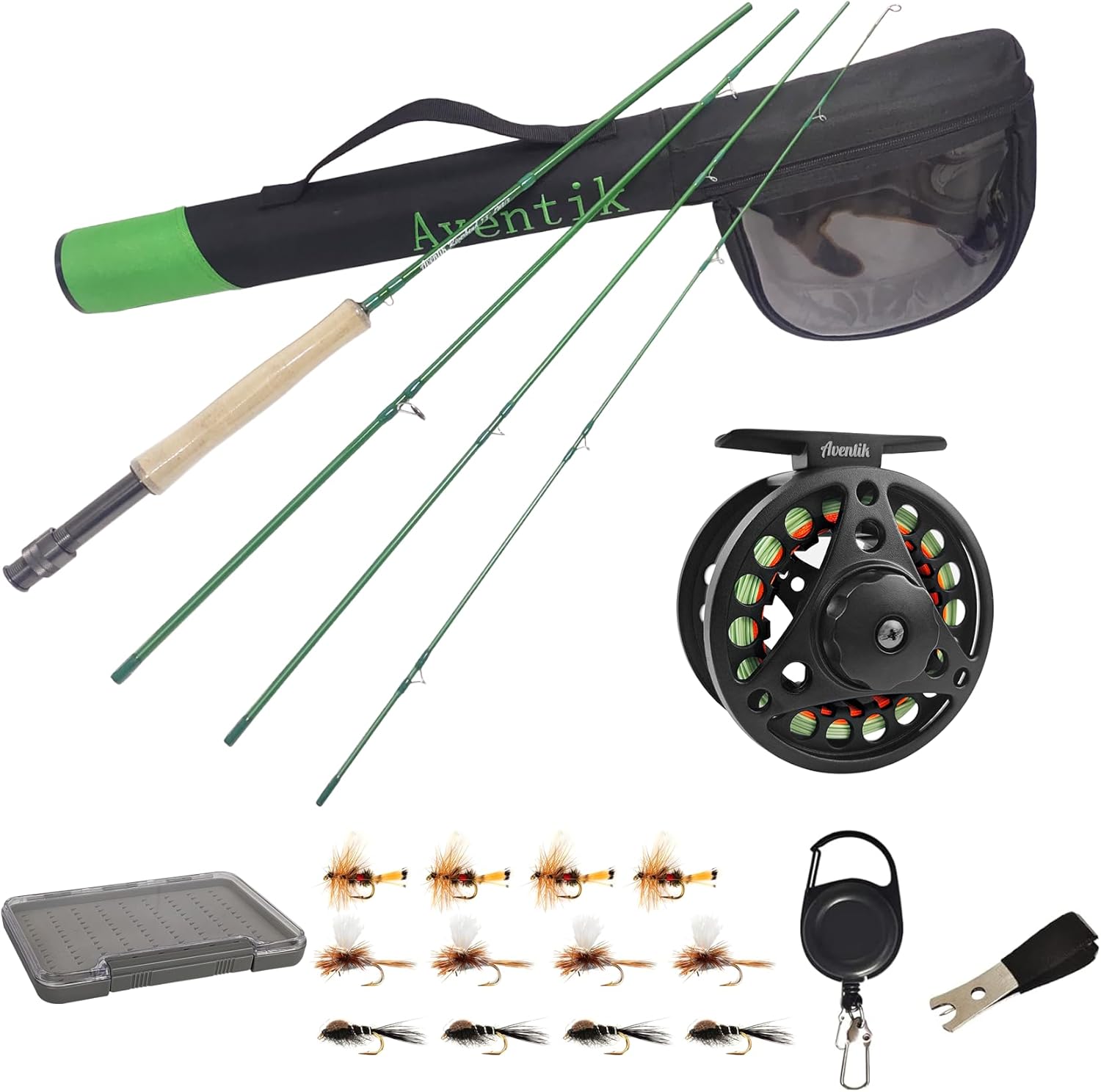 Aventik Fly Fishing Riverbend Series Fly Rod IM8 Graphite Blank 0/1/2/3 ...