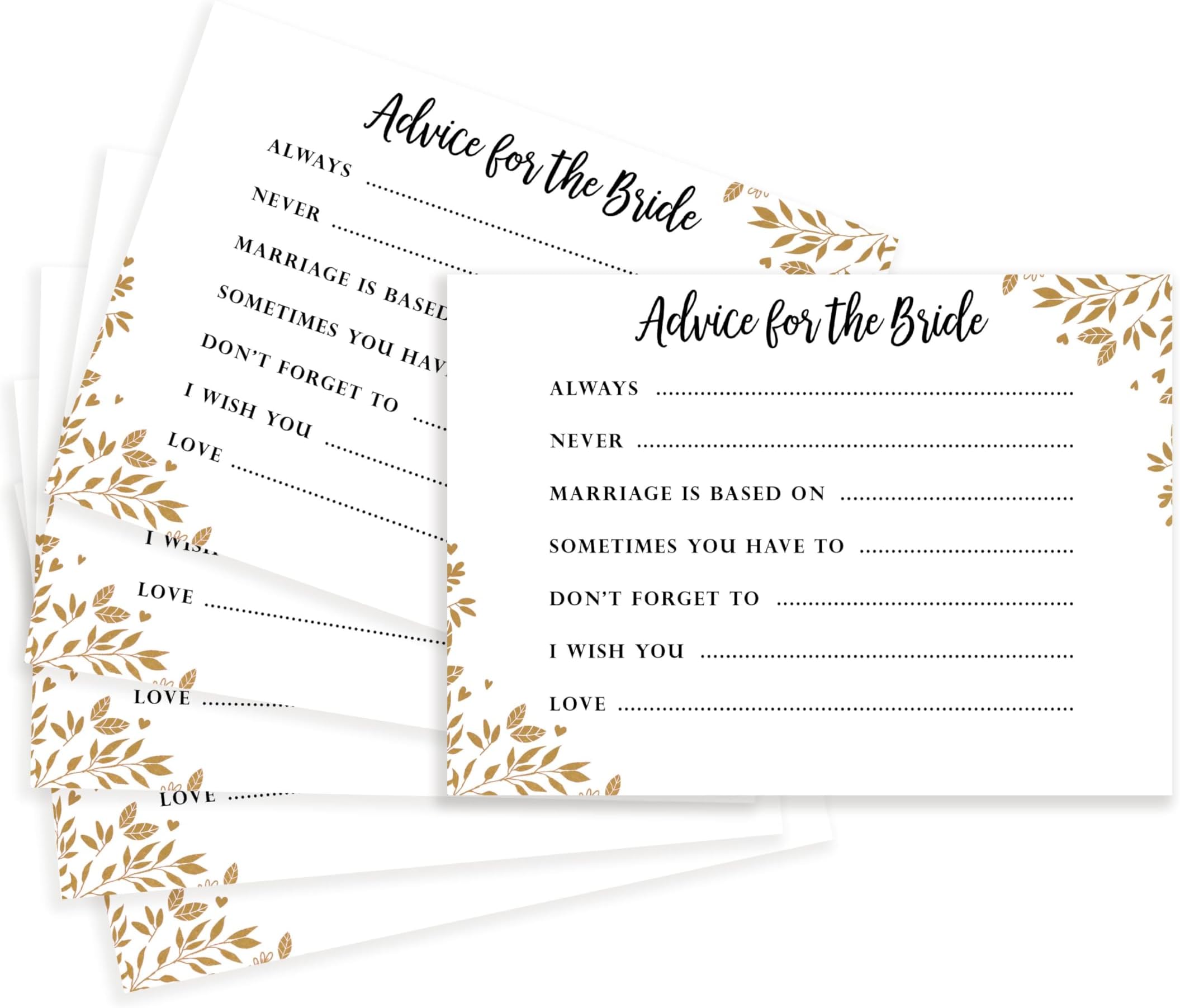Manta Makes Hen Party Accessories, Advice for The Bride Cards, Hen do ...
