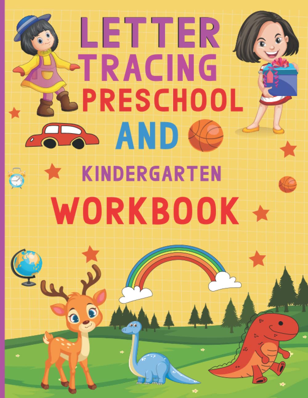 Buy Letter Tracing Preschool And Kindergarten Workbook: Uppercase And ...