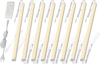 Under Cabinet Lighting, 8pcs 30cm V-Shape Linkable LED Light Bars for ...