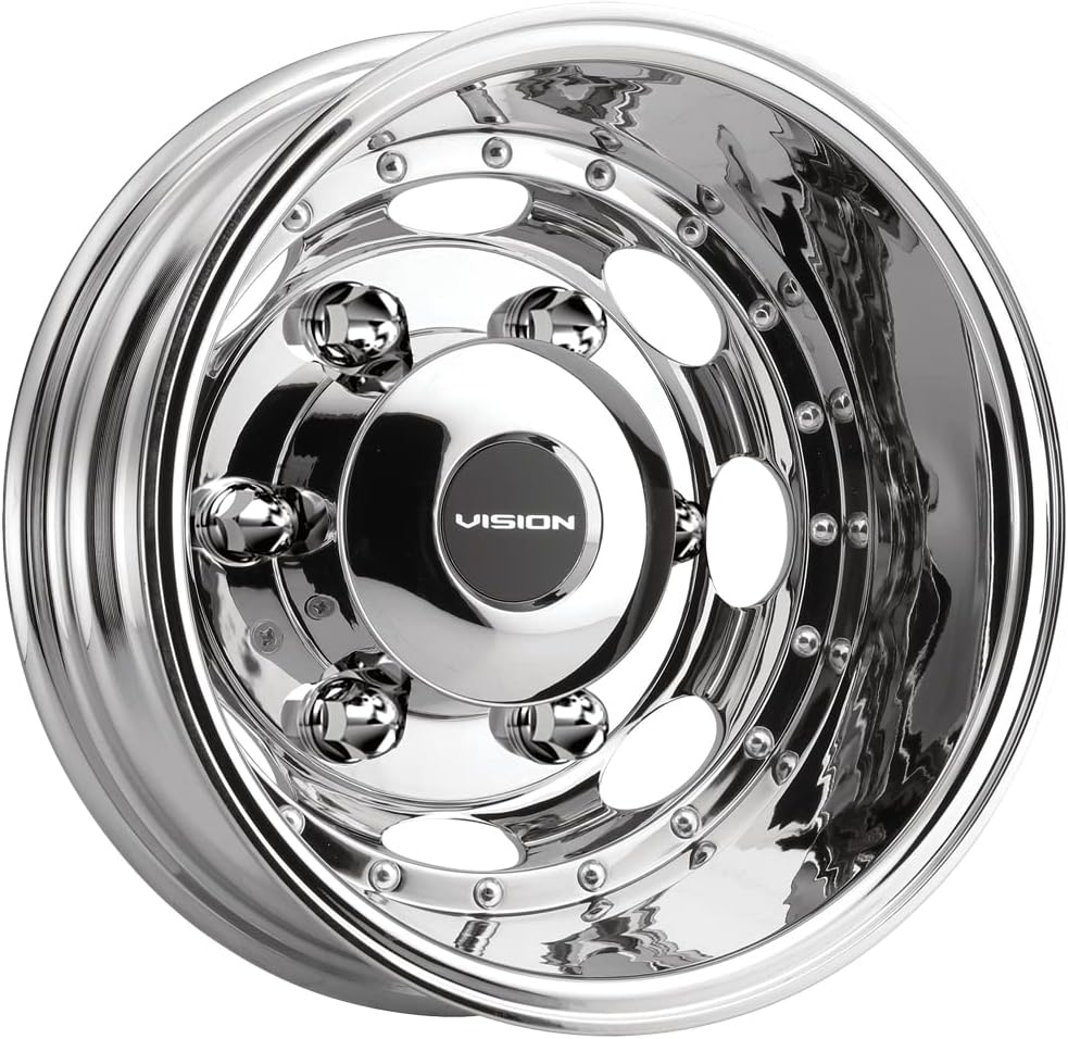 Amazon.com: Vision 181 Hauler Dually Van Rear 16x5.5 6x205 Polished ...