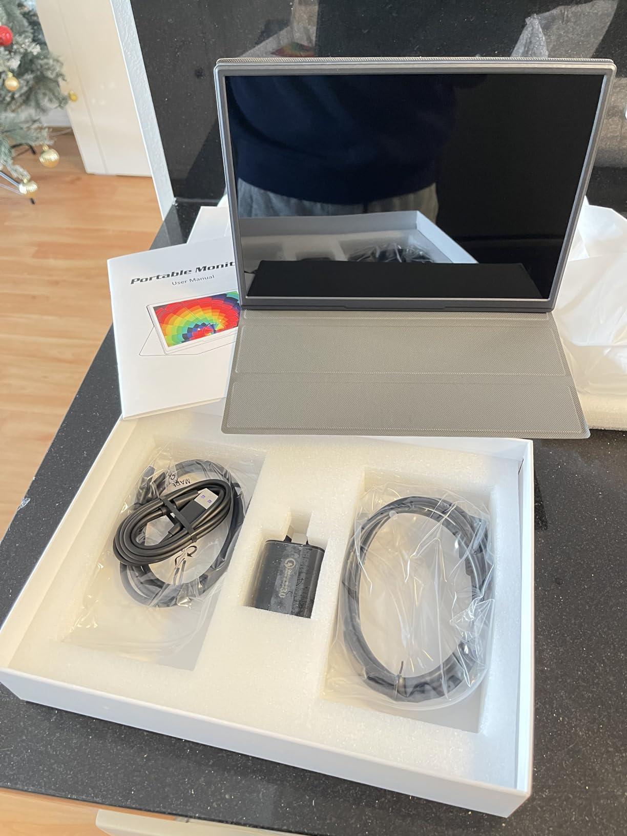 REUMAR Portable Monitor, Small Monitor 𝟭𝟬.𝟱 𝗶𝗻𝗰𝗵 USB C Monitor FHD ...