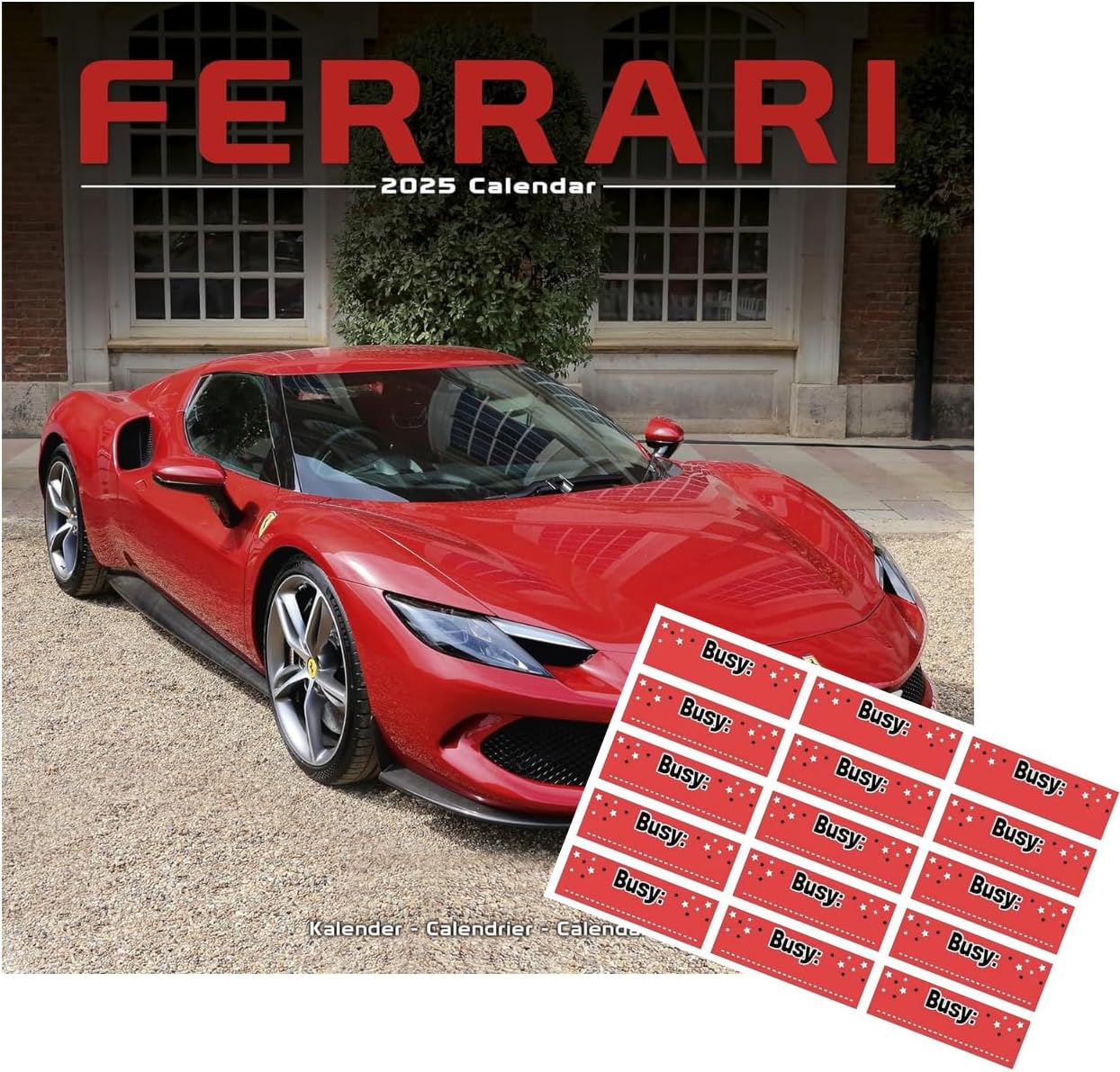 Ferrari Calendar 2025 | 16 months | September 2024 to December 2025 ...