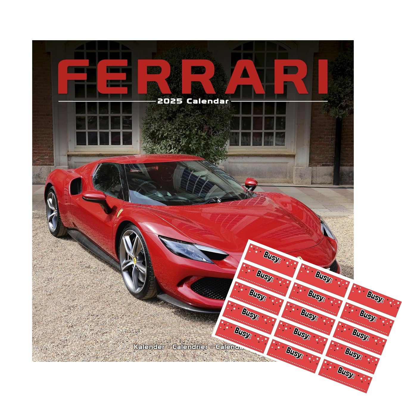 Ferrari Calendar 2025 | 16 months | September 2024 to December 2025 ...