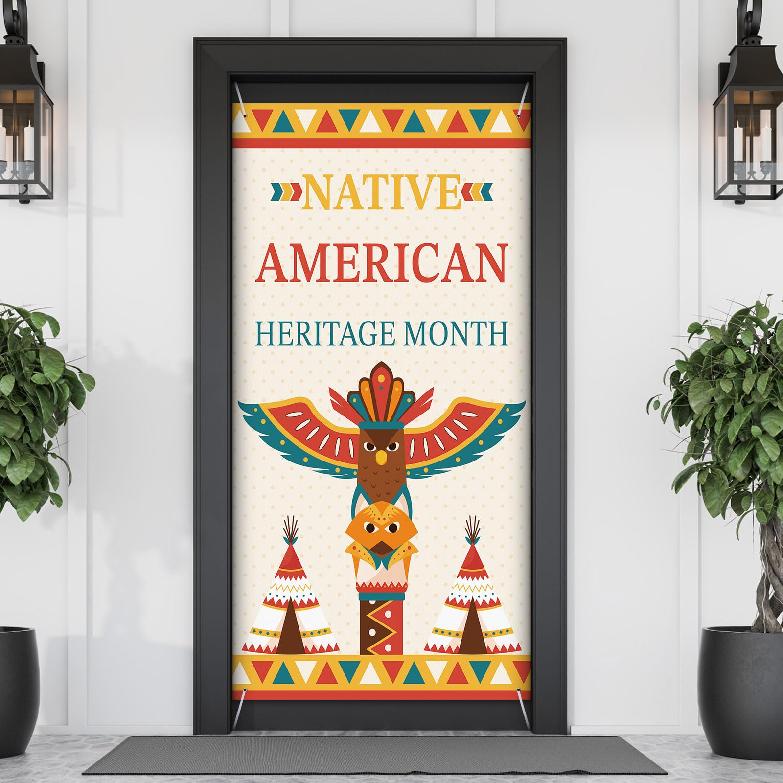 Snapklik.com : 36 X 72 Native American Heritage Month Door Cover ...