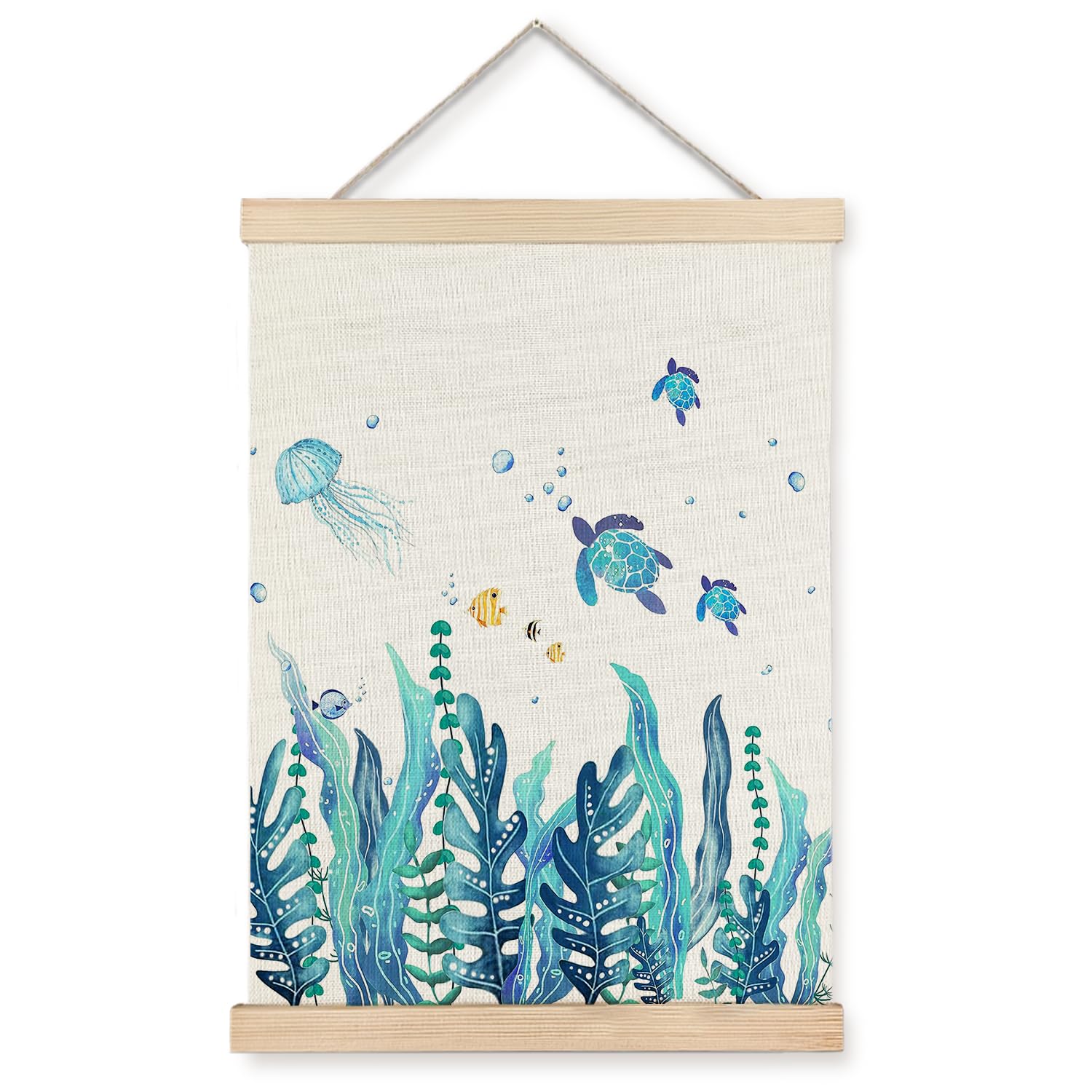 Amazon.com: LUVADIAN Under the Sea Seaweed Poster Hanger Frame ...